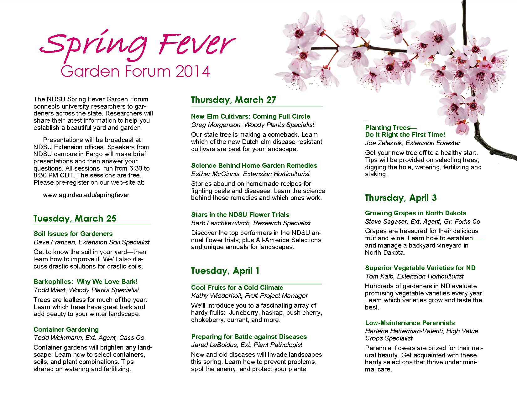 Spring Fever Garden Forum